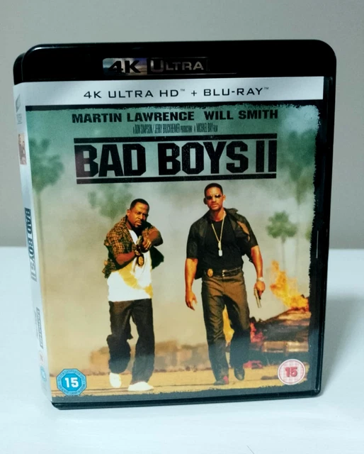 BAD BOYS II [15] 4K UHD Blu-ray - 2 x Disc's - Watched Once - VGC £10. ...
