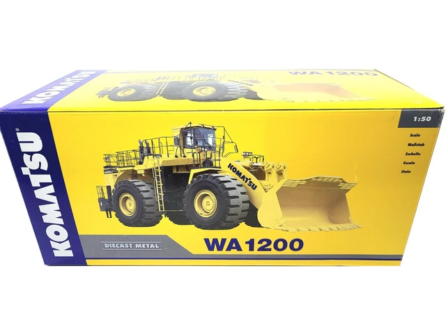 *EMPTY BOX ONLY* Komatsu WA1200 Wheel Loader - NZG 1:50 Scale Model ...