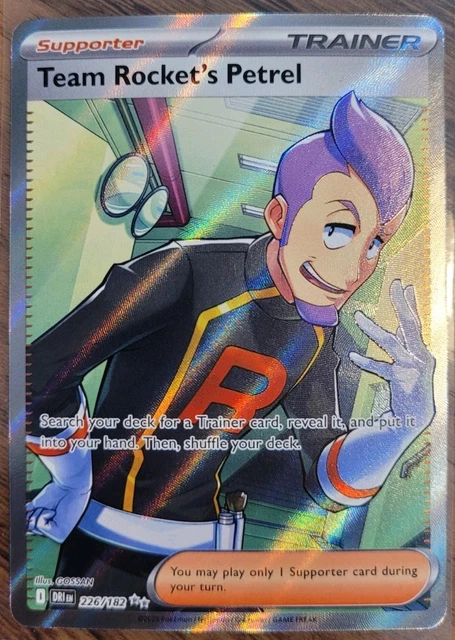 2025 POKEMON TEAM Rocket's Petrel 226/182 IR Destined Rivals £0.75 ...