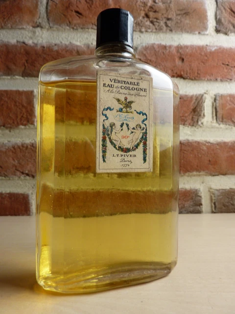 ANCIEN FLACON PARFUM Eau De Cologne Scelle A La Reine Des Fleurs De L.t ...