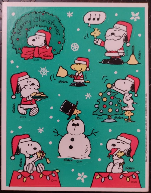 VINTAGE HALLMARK STICKERS SNOOPY Peanuts CHRISTMAS Woodstock $7.00 ... VINTAGE HALLMARK STICKERS SNOOPY Peanuts CHRISTMAS Woodstock $7.00 ...