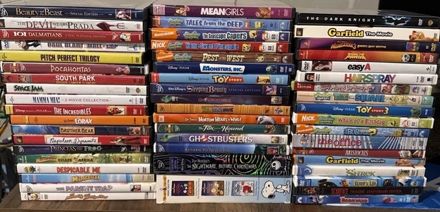 55 DVD COLLECTION Lot, Shows And Movies, All Types Mainly Kids $68.67 ...