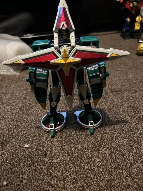 POWER RANGERS NINJA Storm Samurai Star Megazord And Ninja Fire Bird £50 ...