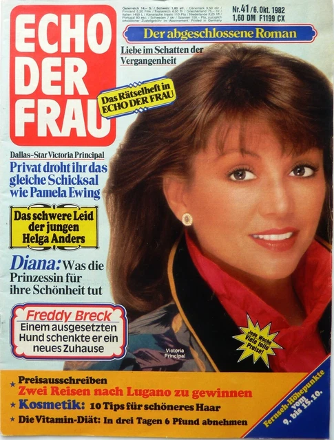 RIVISTA TEDESCA 1982: VICTORIA PRINCIPAL_RICHARD CHAMBERLAIN_BO DEREK ...