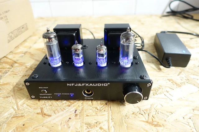 FX AUDIO TUBE Amplifier with Phono Input and Headphone Connector "Tube ...