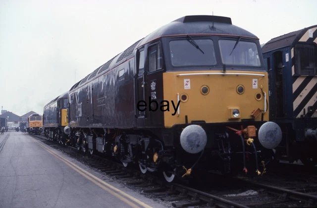 35MM SLIDE - BR Diesel Electric Loco Class 47. 47799 @ Crewe Works £3. ...