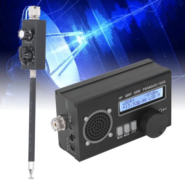 SDR SHORTWAVE RADIO Transceiver USDR USDX 8 Band SSB CW QRP Transceiver ...