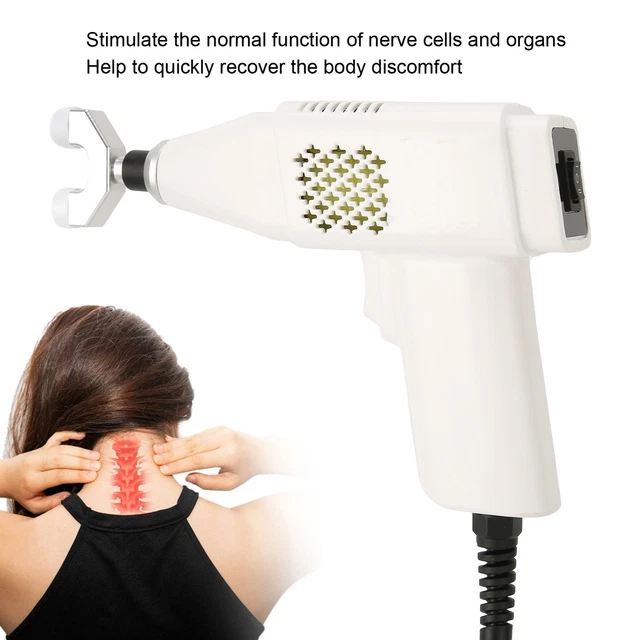 ELECTRIC SPINE CHIROPRACTOR 3 Strength Levels 4 Massage Heads ...