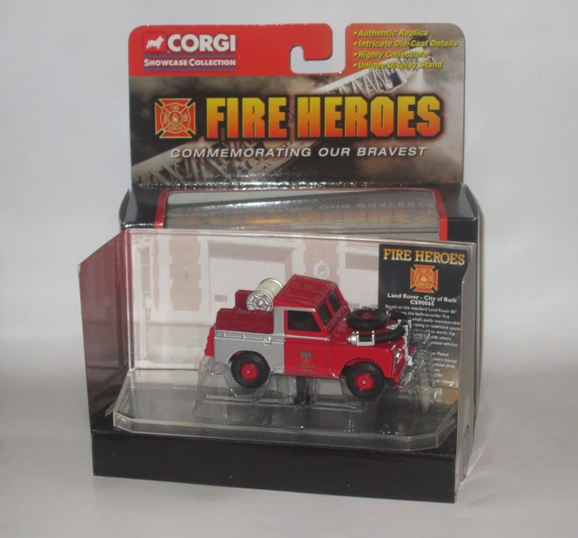 CORGI LANDROVER 'CITY of Bath' Fire Tender 1/43 - BNIB £14.99 - PicClick UK