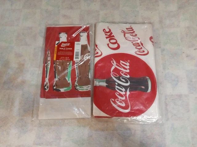 VINTAGE 1993 COCA Cola Table Covers Lot Of 2 Unopened Sealed USA Very ...