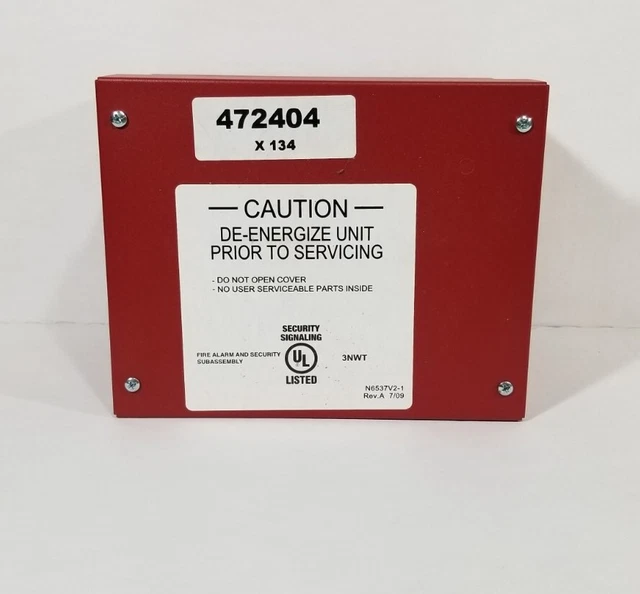 ADT FIRE ALARM security box control wired transformer new 472404 $34.99 ...