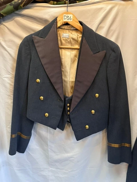 ORIGINAL WW2 BRITISH Royal Air Force RAF Mess Dress Jacket & Waistcoat ...