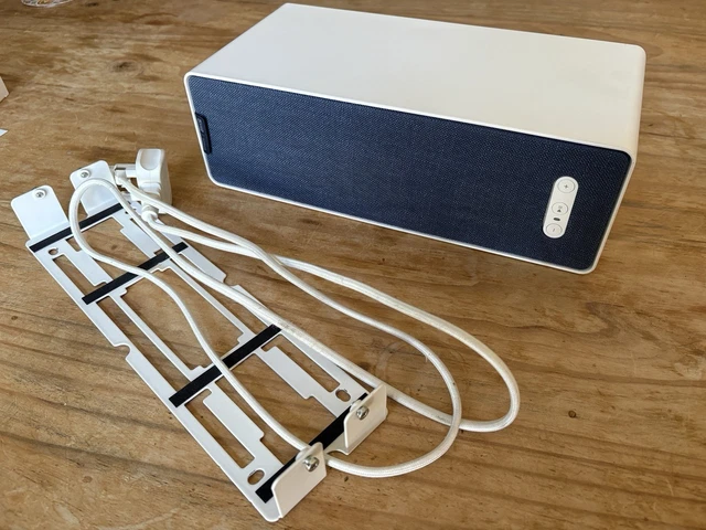 SONOS IKEA SYMFONISK Gen2 WiFi Bookshelf Speaker White. Bracket + Blue ...