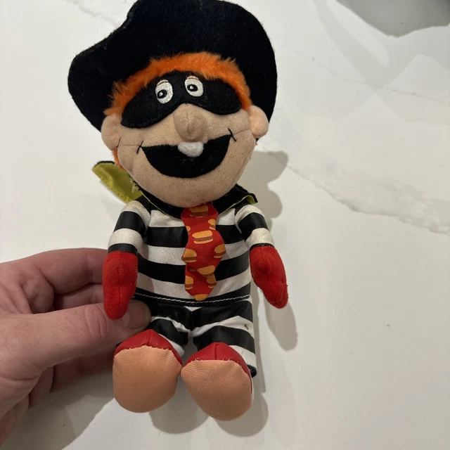 RARE TALKING MCDONALD’S Hamburglar Hamburger Thief Soft Plush Toy 7” £ ...