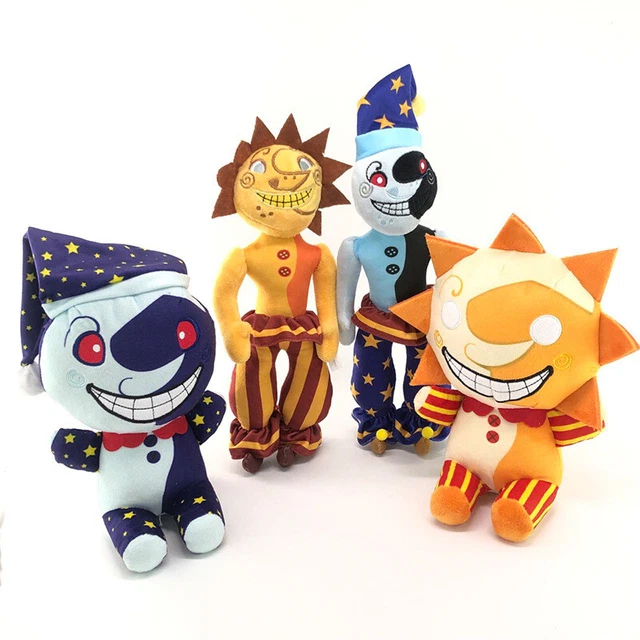 25cm New Fnaf Sundrop Plush Toys Security Breach Sunrise Moondrop Boss