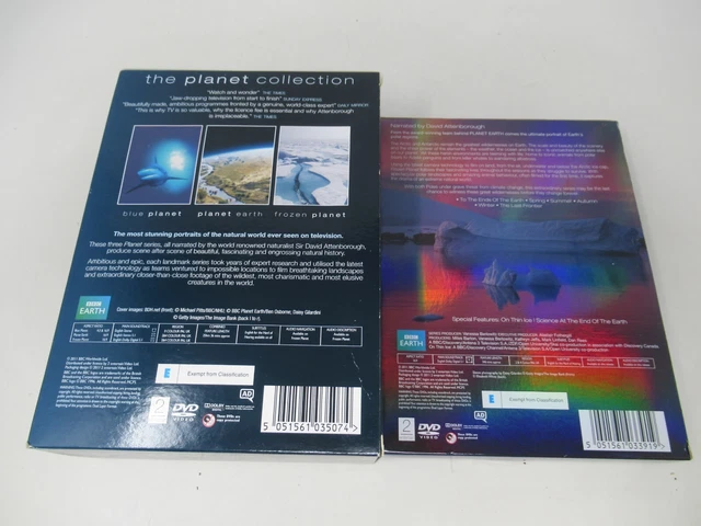 PLANET EARTH & Frozen Planet Complete DVD Box Sets 15 Disc E12 £5.95 ...