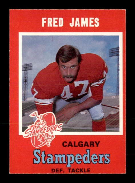 1971 O-PEE-CHEE CFL #127 Fred James EXMT/EXMT+ X2588302 EUR 1,91 ...