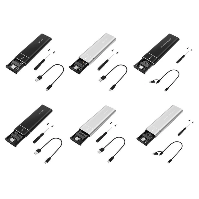 ORICO M.2 NVME SATA USB-C3.2 Adapter Externes SSD GehäuseCase für M/M+B ...