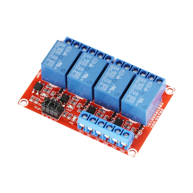 1/2/4/8 CHANNEL RELAY Switch Module with Optocoupler 5V 12V 24V (4 ...