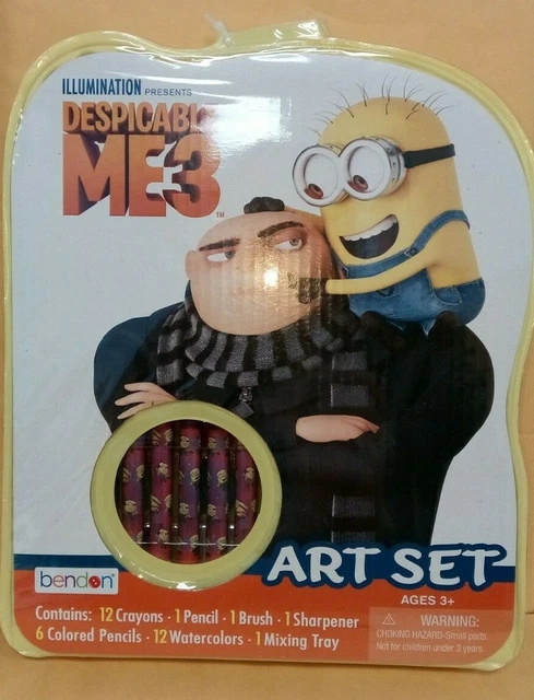 DESPICABLE ME 3 Art Set by Bendon Minions Illumination Presents $9.98 ...