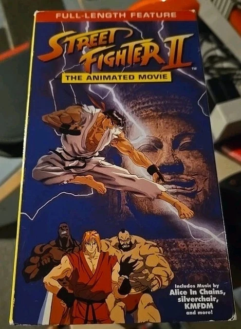 STREET FIGHTER II 2: The Animated Movie (VHS, 1994) Alice In Chains ...