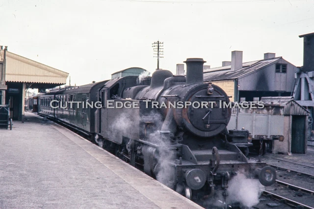ORIGINAL RAILWAY SLIDE: Ivatt 2P 41275 at Wadebridge 1960s A-141 £20.95 ...