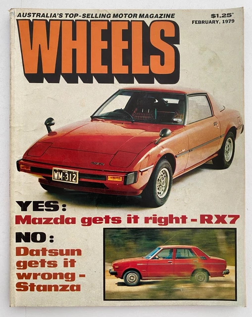 FEB 79 MAZDA RX7 Triumph TR7 Fiat X1/9 Mini 1275 LS Ducati Juan Fangio ...