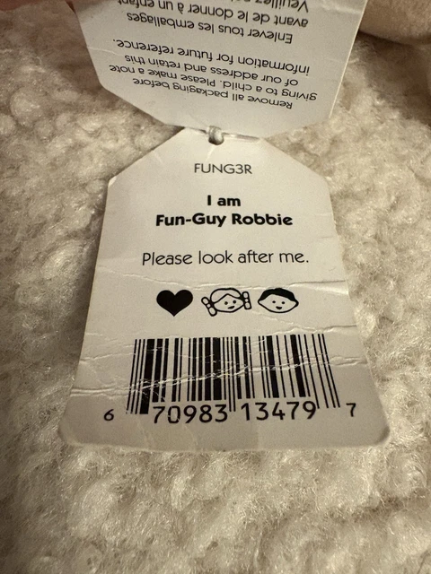 JELLYCAT FUN GUY Robbie, Damaged with Tags £26.70 - PicClick UK