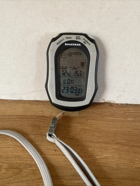 ROCK TRAIL HANDHELD Weather Station Digital Altimeter Barometer ...