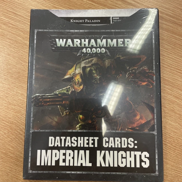 WH40K IMPERIAL KNIGHTS Data sheet Cards £3.99 - PicClick UK