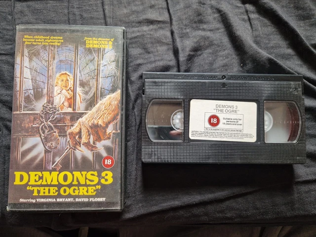 DEMONS 3 THE OGRE Vintage VHS Tape Horror EUR 13,55 - PicClick IT