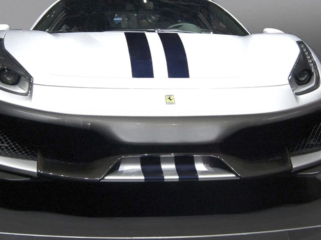 FERRARI 488 PISTA Carbon fibre front spoiler. Genuine Accessories £ ...