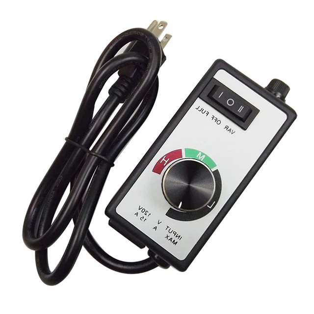 VARIABLE SPEED CONTROLLER for Router Fan Electric Motor AC 120V 15A $36 ...