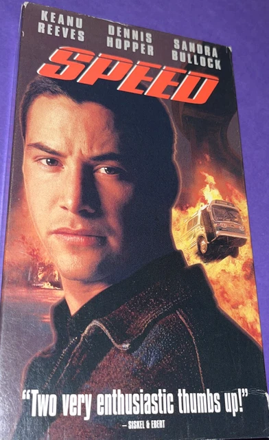 SPEED VHS KEANU Reeves Dennis Hopper Movie Film Action Vintage 90’s £4. ...