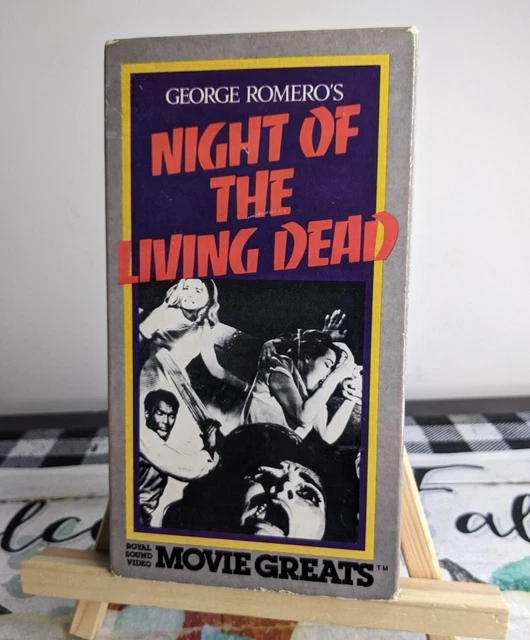 GEORGE ROMERO NIGHT of the Living Dead VHS Horror Vintage RSVP Movie ...
