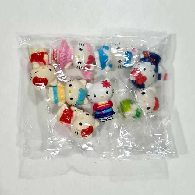 SANRIO CO. MINI Figurines Lot 8x Hello Kitty 2,5cm/1 " Playset/Kanwaii/Casses EUR 17,88 ...