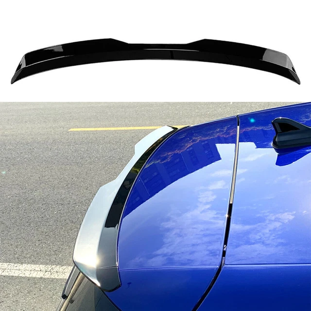 GLOSS BLACK REAR Roof Spoiler Window Wing For Volkswagen VW Golf 8 MK8 ...