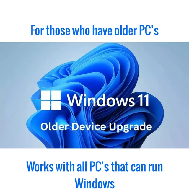 EASY UPGRADE FOR Windows 11 On Older Computers Usb Simple To Setup £21. ...