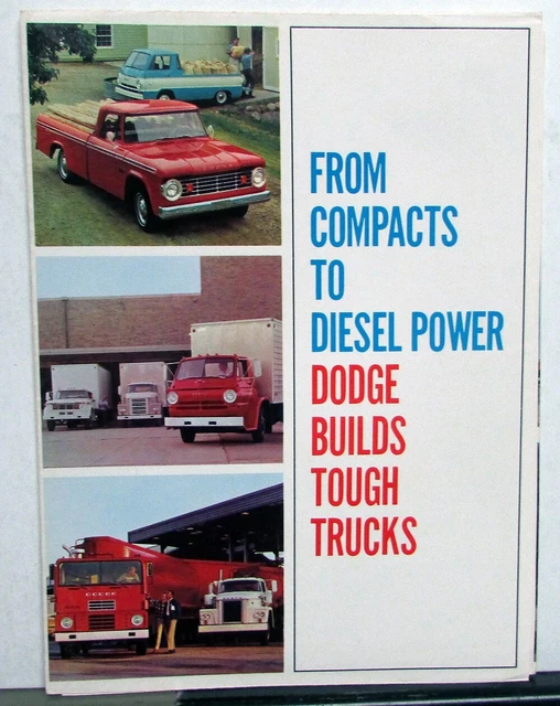 1967 DODGE TRUCK FULL LINE Sales Folder Poster Original EUR 16,87 ...
