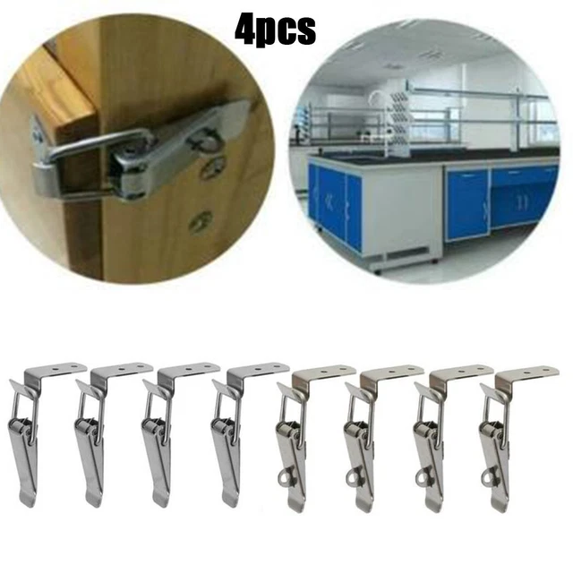 HEAVY DUTY 90 Angle Stainless Steel Spring Loaded Toggle Latch Clamp ...