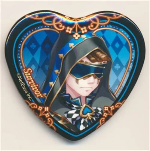 IDENTITY V X SWEETS PARADISE Butler's Cafe Vol. 5 Heart Can Badge Eli ...