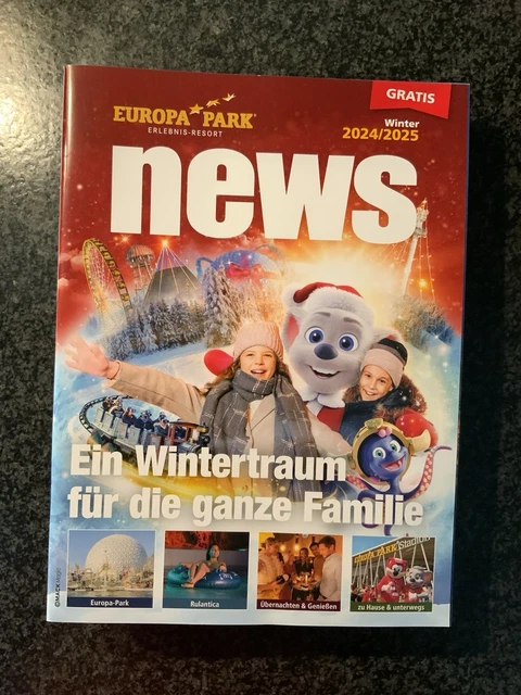 EUROPA-PARK RUST NEWS Magazin WINTER 2024 / 2025 EUR 2,00 - PicClick DE