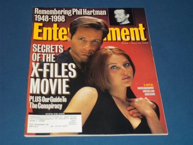 1998 JUNE 12 Entertainment Weekly Magazine - X-Files Movie Cover - H ...