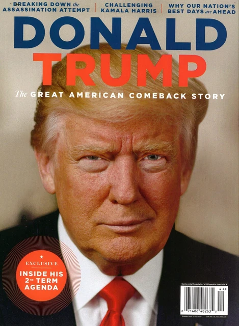 DONALD TRUMP MAGAZINE - Centennial Special 2024 - Brand New £17.37 - PicClick UK