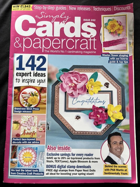 SIMPLY CARDS & Papercraft Magazine Issue 242 £1.00 - PicClick UK