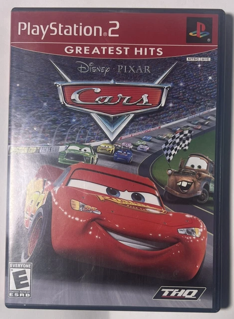 DISNEY PIXAR CARS (Sony PlayStation 2, PS2 Game 2006) Complete w ...