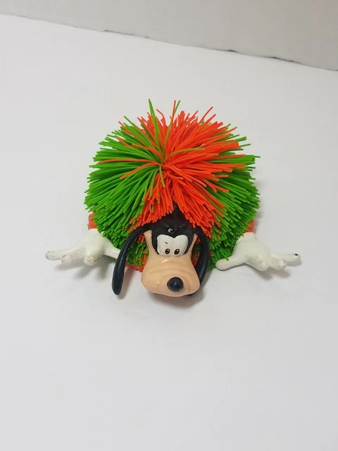 VINTAGE GOOFY DISNEY Koosh Kins Ball Character Toy Figure 1993 Orange ...