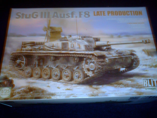 TAKOM 1/35 SCALE Wwii German Tank Destroyer Stug Iii Ausf.f8 Late Prod ...