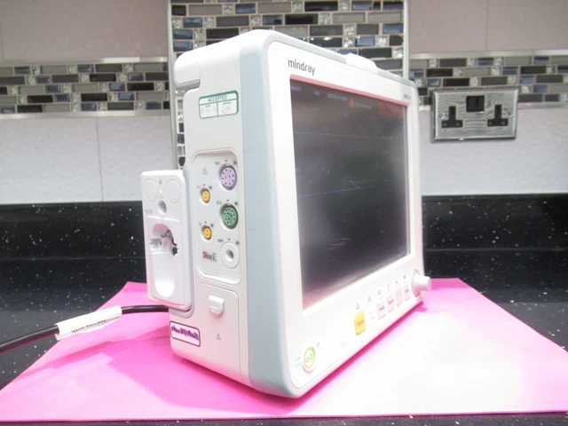 MINDRAY IPM-10 PORTABLE PATIENT CO2 MODULE ECG/EKG NIBP SPO2 PRINTER ...