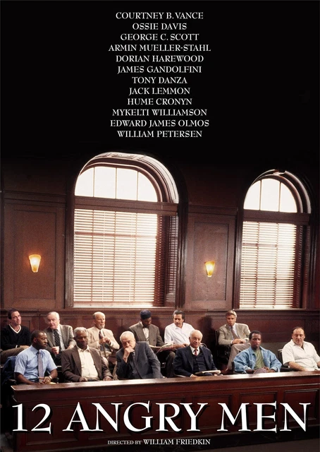 12 ANGRY MEN (DVD) Jack Lemmon George C. Scott James Gandolfini William ...
